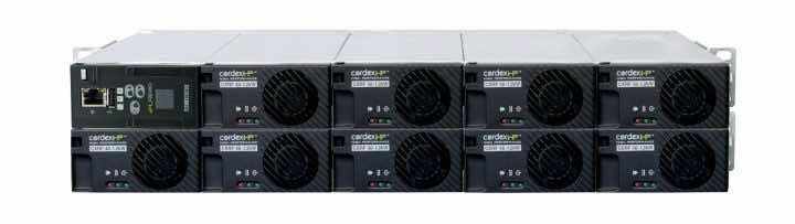 48Vdc Modular Battery Charger with front accessible fuse distribution